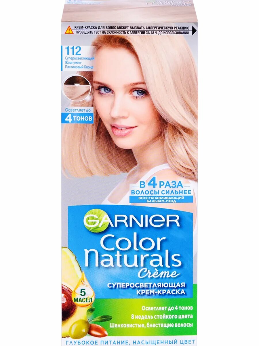 Краска для волос COLOR NATURALS 112 Жемчужно-платиновый блон