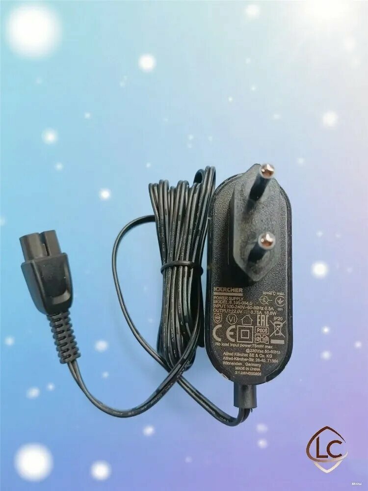 Блок питания MODEL 6.195-094.0 зарядное устройство для пылесоса KARCHER 22V 0.75A