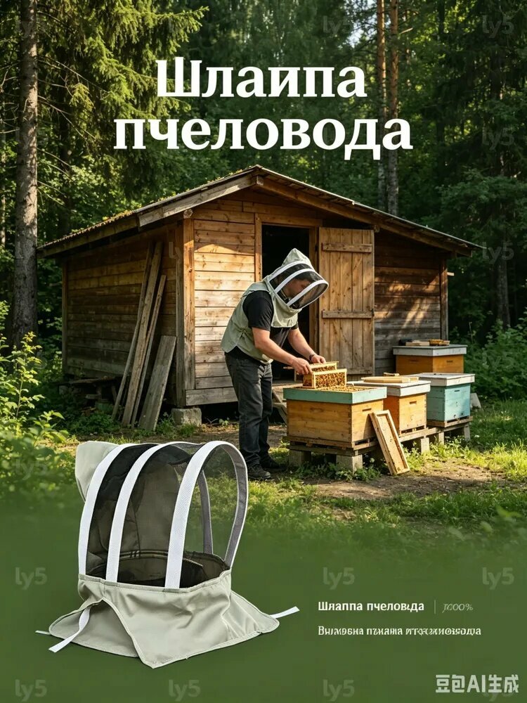 Шляпа пчеловода, антимоскитный накомарник, сетка лицевая защитная от насекомых, защита при скосе травы