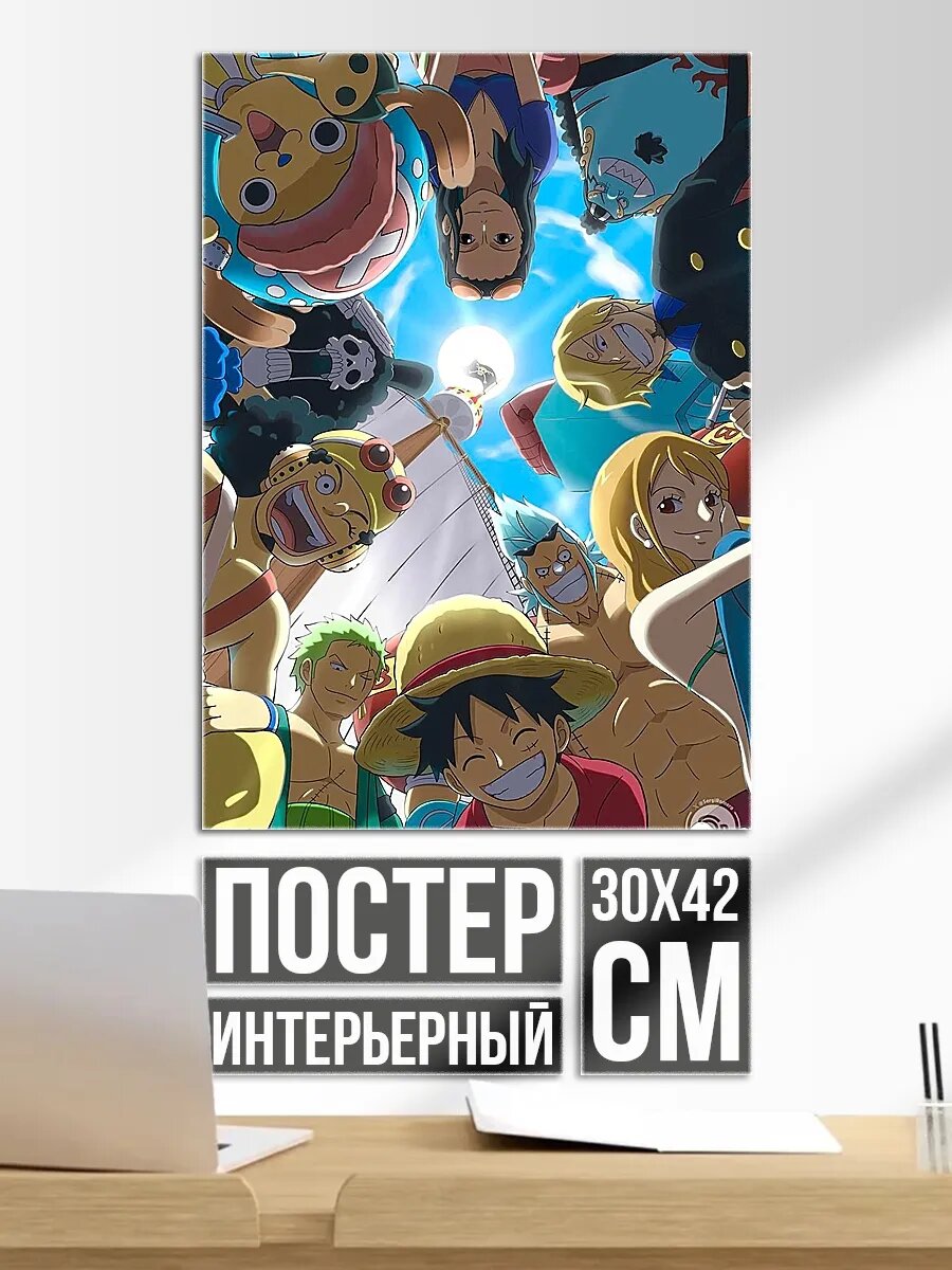 Плакат постер Команда Соломенной Шляпы