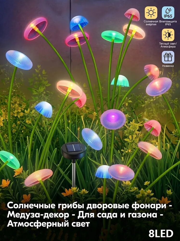 Уличный светильник, количество ламп:8шт