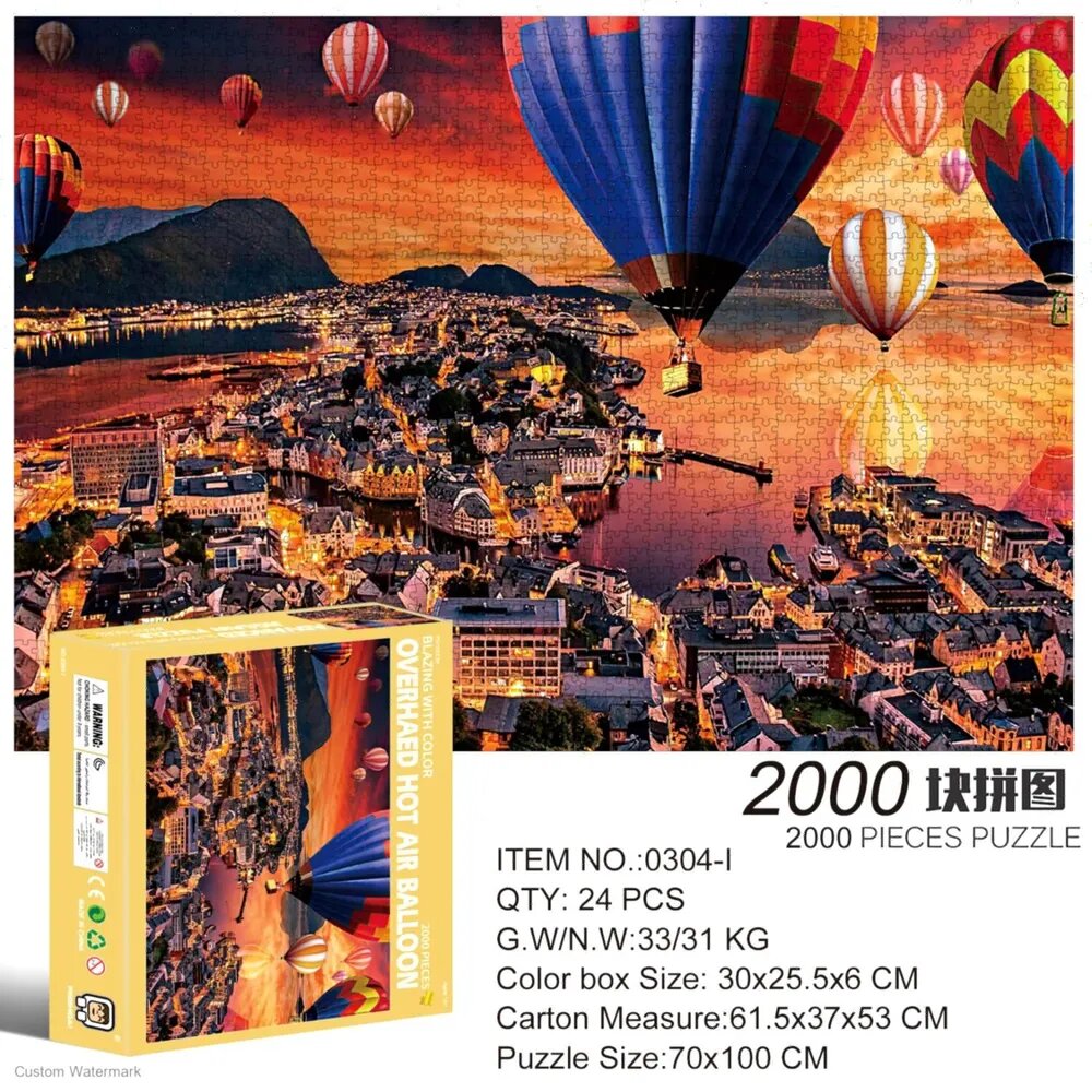 2000шт 70*100см Пейзаж творческий пазл