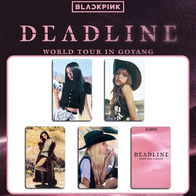 Карточки BLACKPINK альбом картыBP JISOO jeneni lisa ROSE k-pop карточки коллекционные 54 * 86 мм 4 шт
