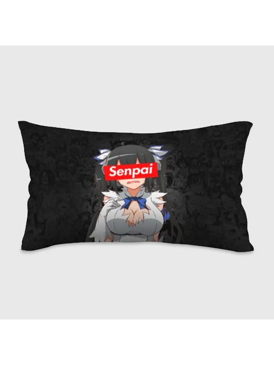 Senpai плашка - Может я встречу тебя в подземелье Подушка