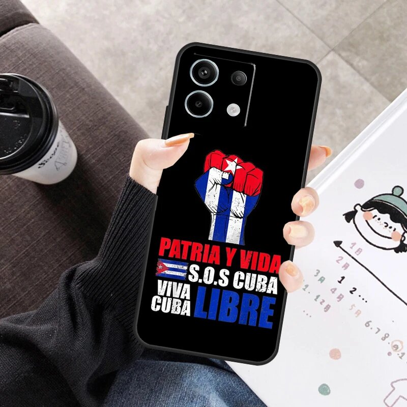 Чехол с изображением флага Кубы для Xiaomi Redmi Note 14 10 11 12 13 15 LM2889, Redmi Note 14 Pro 5G