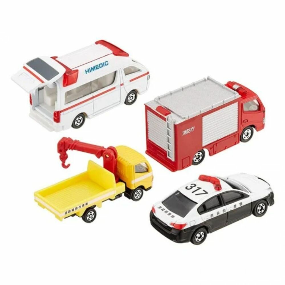 Машинка Takara Tomy Tomica Emergency Vehicle Diecast Scale Model Car Set 5