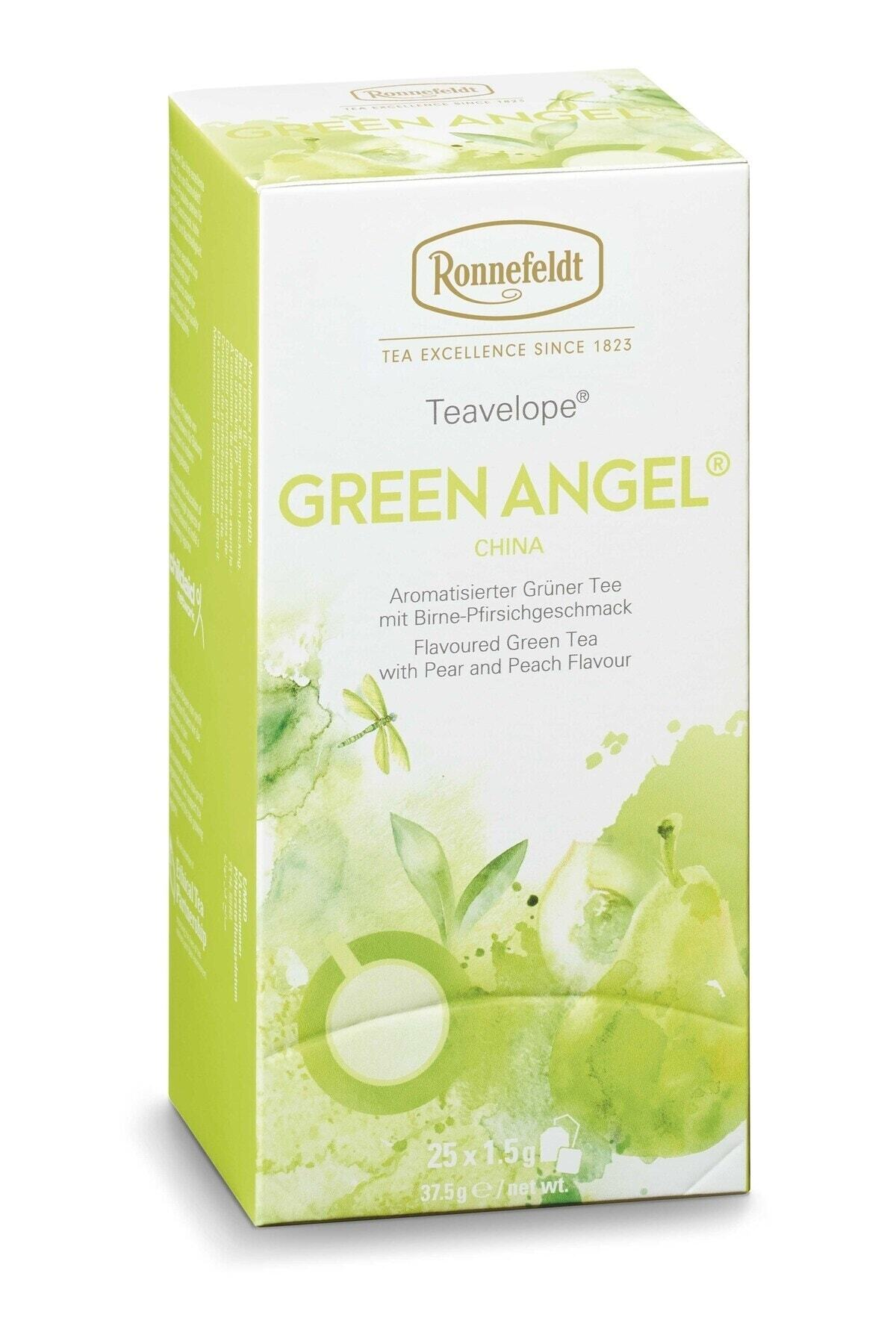 Чай пакетированный Ronnefeldt Green Angel, зелёный, на чашку 25 пакетов