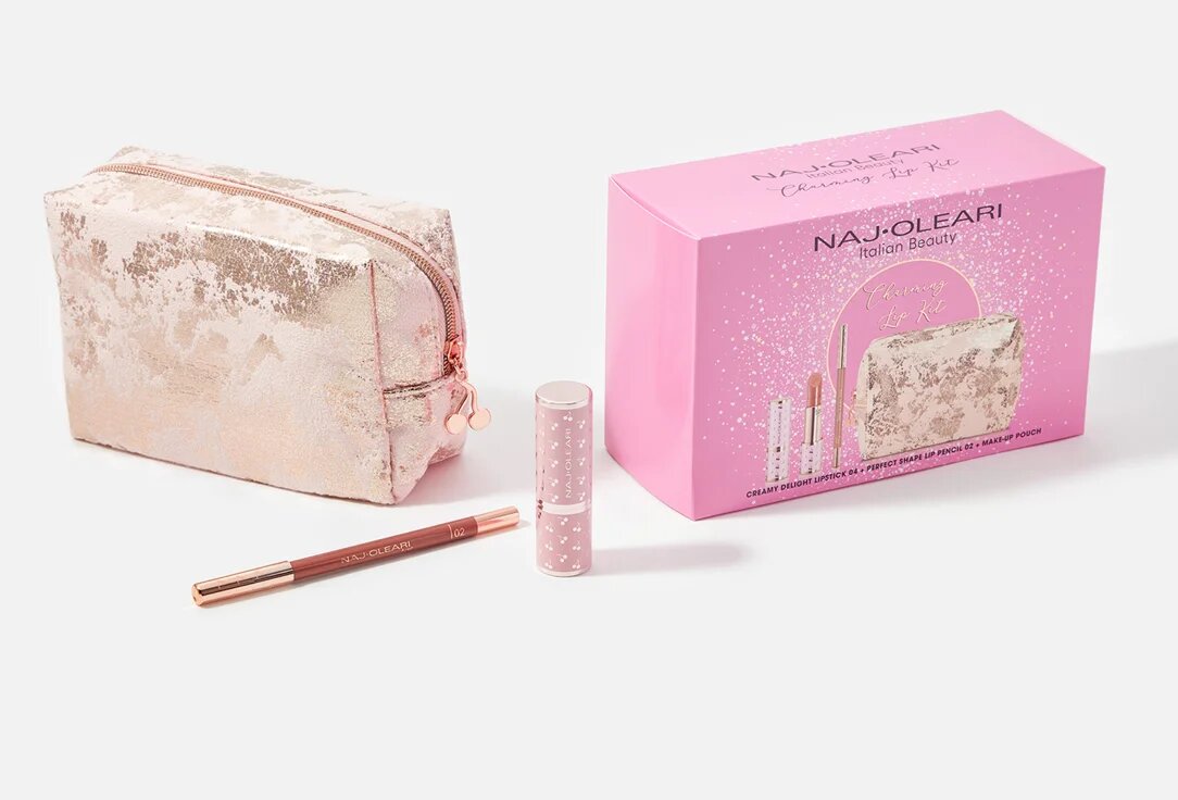 Naj Oleari Charming Lip Kit подарочный Набор средств для макияжа губ 3 шт
