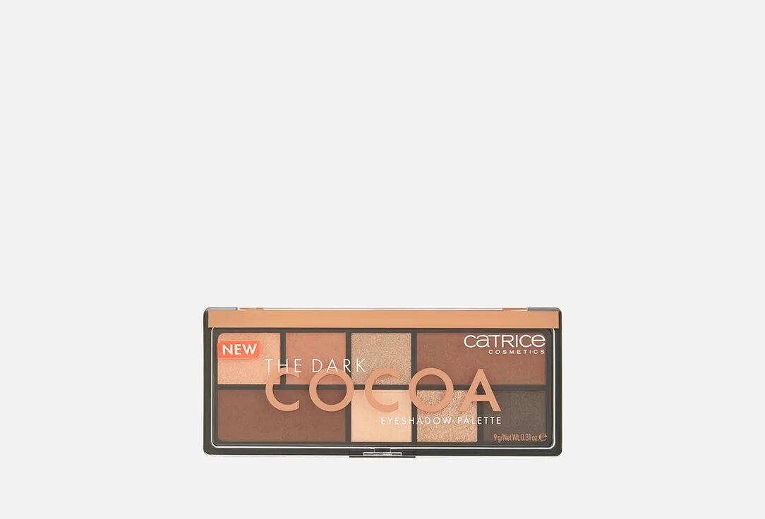 Catrice The dark cocoa eyeshadow palette Палетка теней для век 9 г