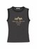 Топ Acne Studios Graphic-print tank top, размер 34, grey