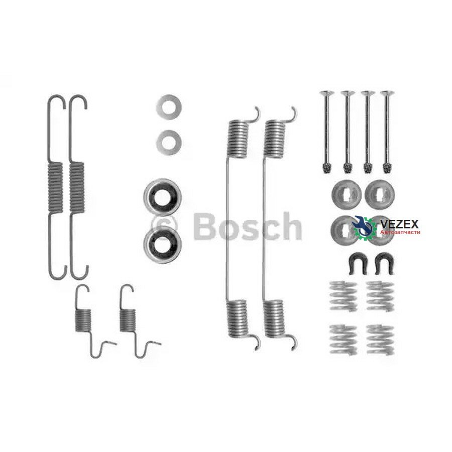 BOSCH 1987475293 Комплект монтажный барабанных тормозных колодок