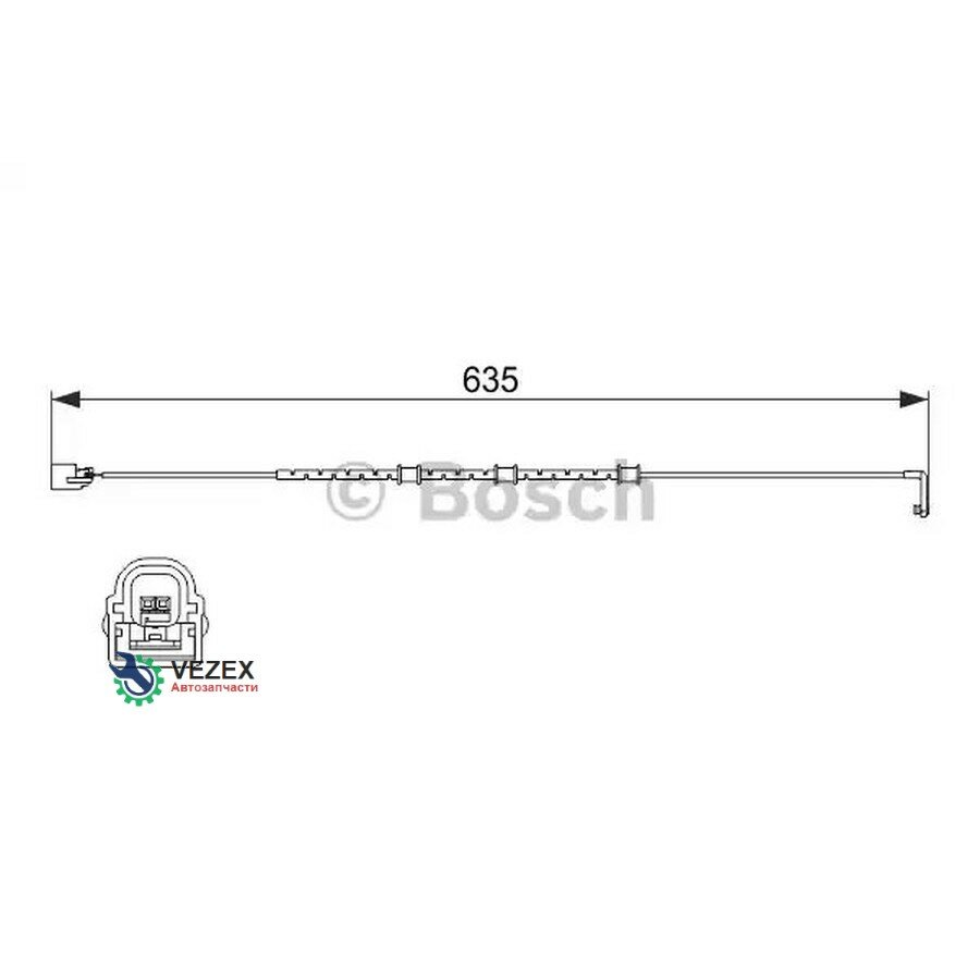 BOSCH 1987474515 Датчик износа дисковых тормозных колодок