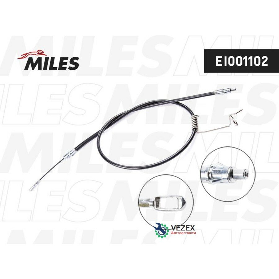 MILES EI001102 Трос стояночного тормоза