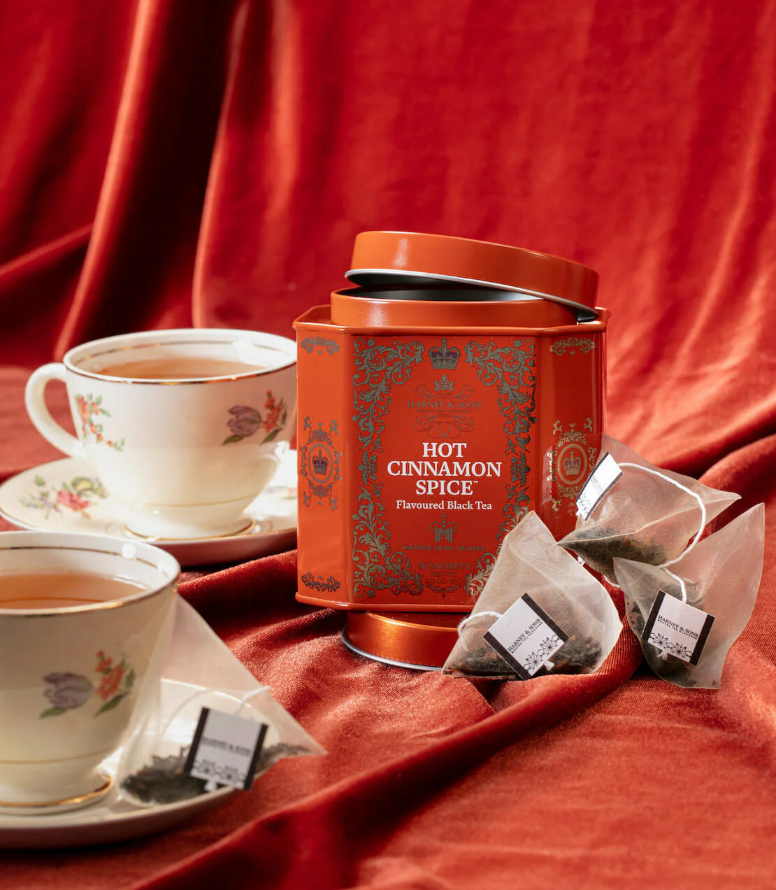 Harney & Sons Черный чай в пакетиках Hot Cinnamon Spice, 30шт