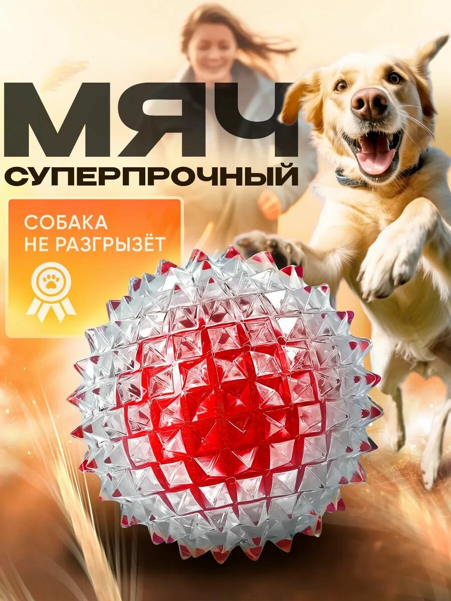 Игрушечный мяч для собак, для игр и тренировок