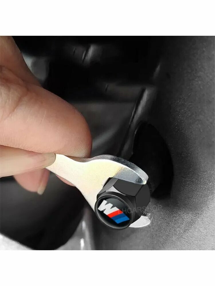Колпачок на вентиль автомобильный, 4 шт.