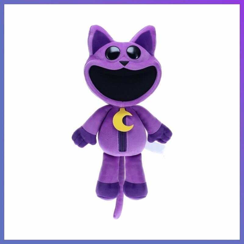 Мягкая игрушка, КэтНэп, Кот Дремот, CatNap, Poppy playtime3, Smiling critters, кэт нэп30cm