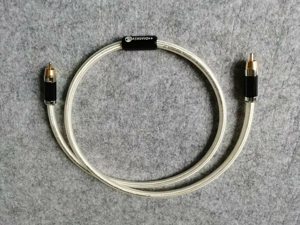 AudioCodes Аудиокабель RCA/RCA, 0.5 м, слоновая кость