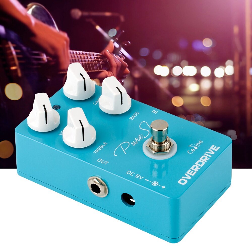 Caline CP-12 Pure Sky OD Overdrive True Bypass Stompbox Mini эффекты 4 кнопки гитарной педали