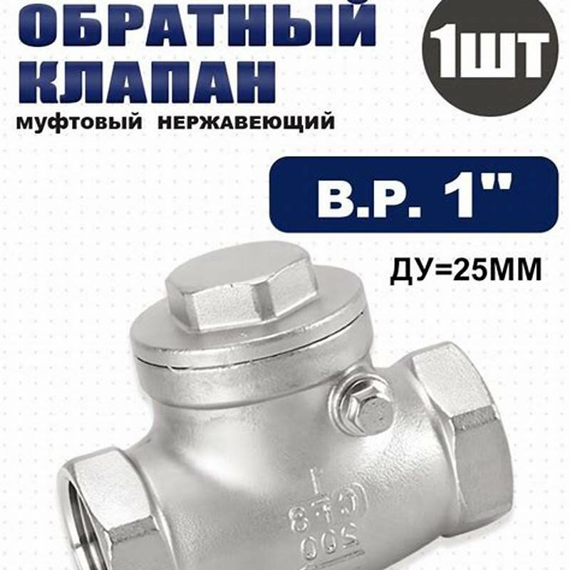 Клапан обратный муфтовый 16б1бк, Ду 25