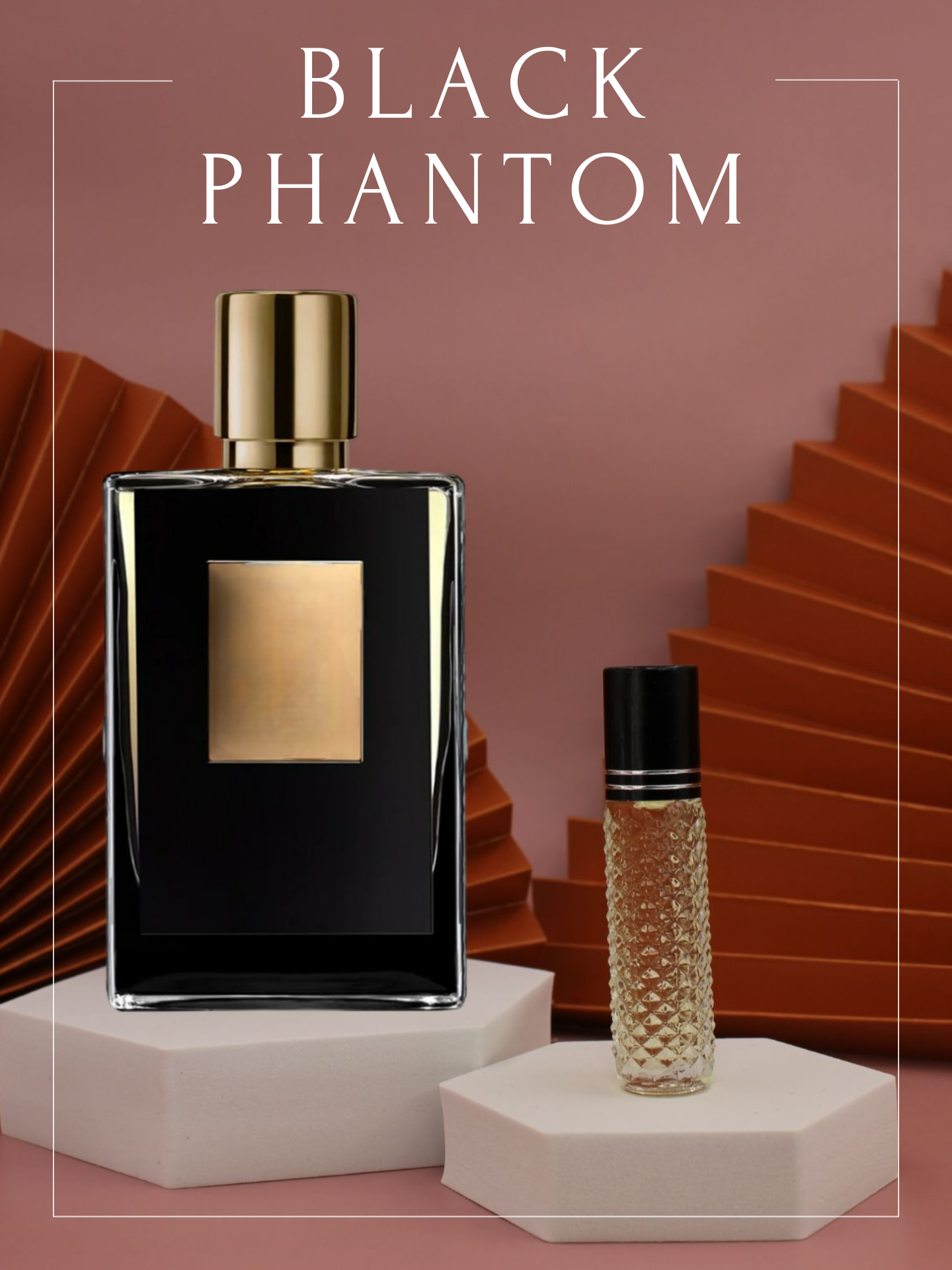 Духи масляные Black Phantom; Timeless Perfume; Блэк Фантом; роликовый флакон 8 мл