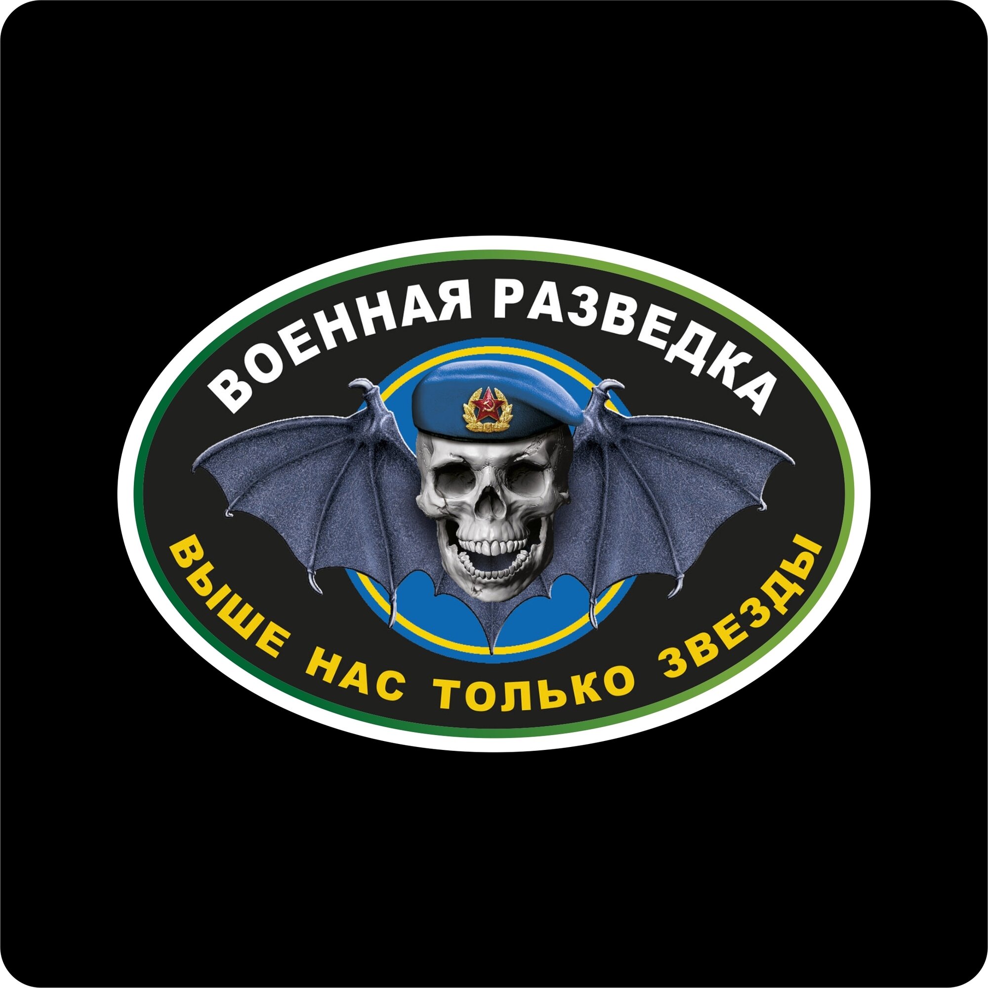Наклейки на авто стикеры Военная разведка 15х10 см