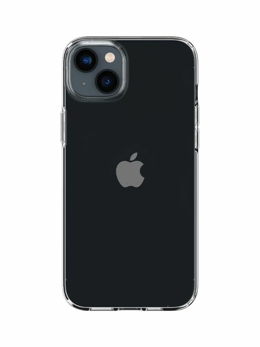Spigen прозрачный силиконовый чехол для iPhone 14 Plus Liquid Crystal / Прозрачный силиконовый чехол для Айфон 14 Плюс / ACS04887