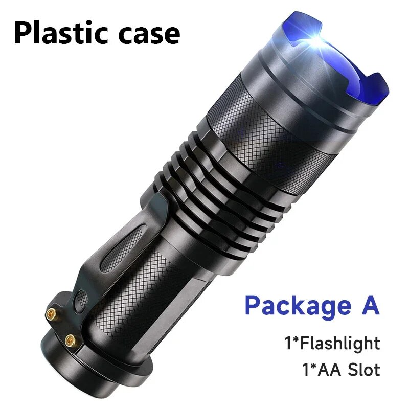 E－SMARTER УФ-фонарик 395 Нм фиолетовый SK68 Plastic case
