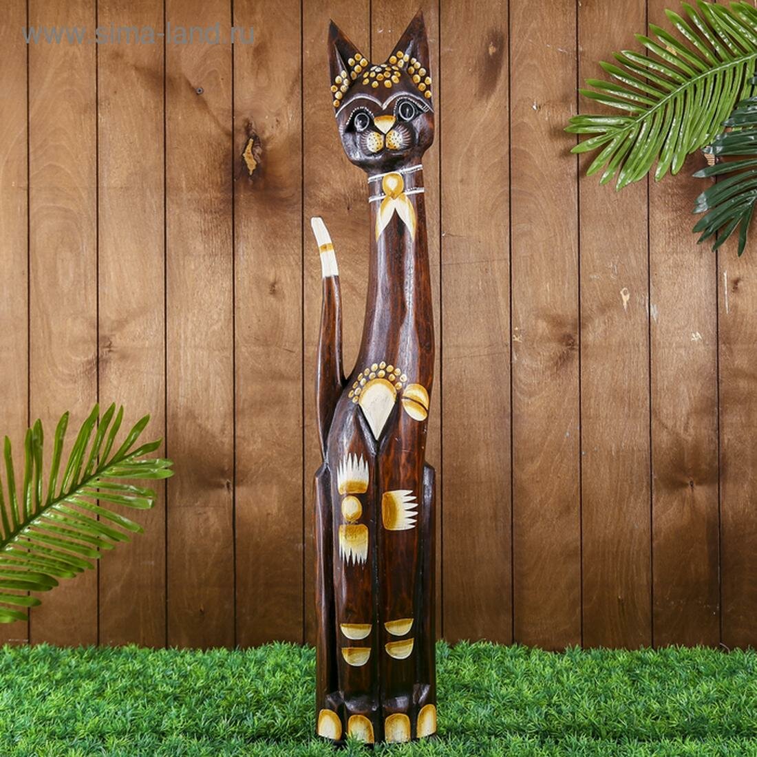 Сувенир "Кошка", 80 см, дерево