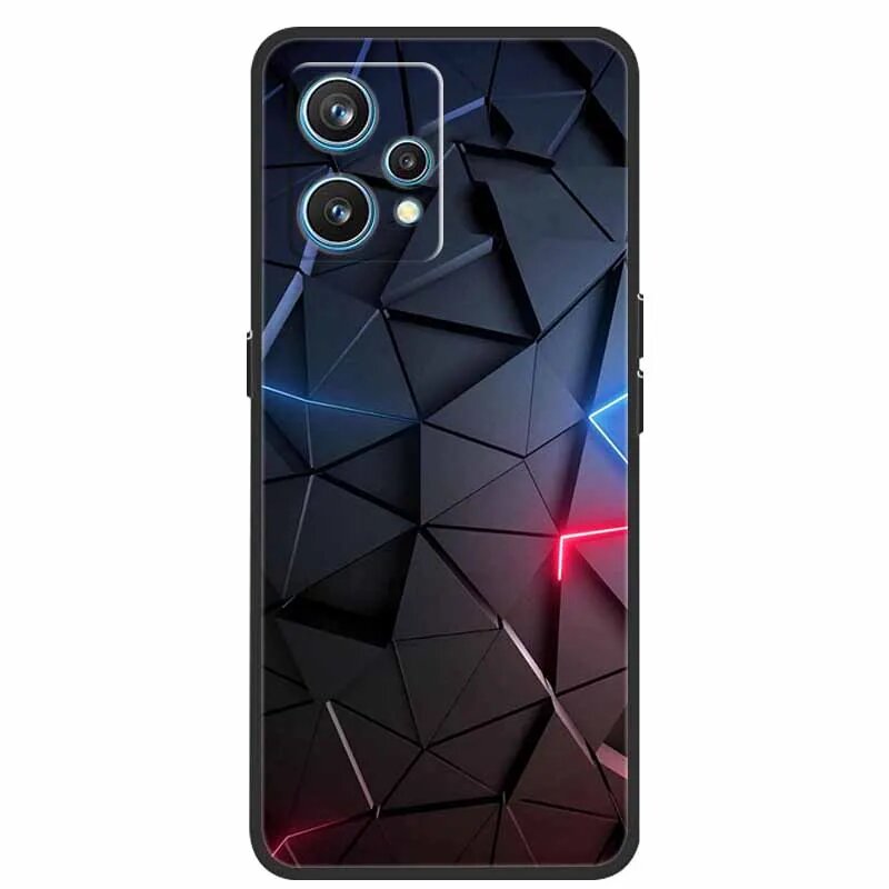 Чехол для Realme Q5, мягкий силиконовый чехол из ТПУ с Бежевый, Слоновая кость, For Realme Q5