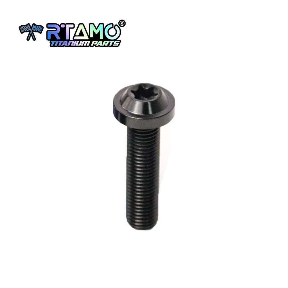 Титановый болт RTAMO M10x40 мм, черный (1шт)