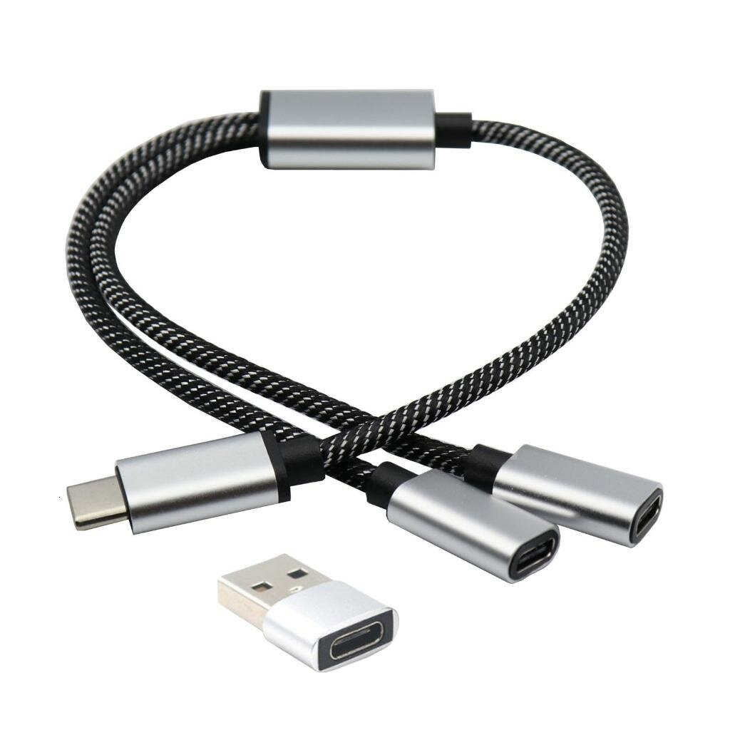 USB-C разветвитель 2 в 1, Один на двоих