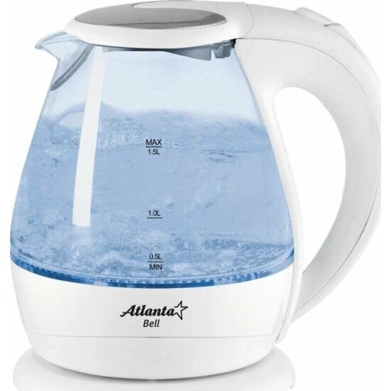 Чайник Atlanta ATH-2460 white, белый