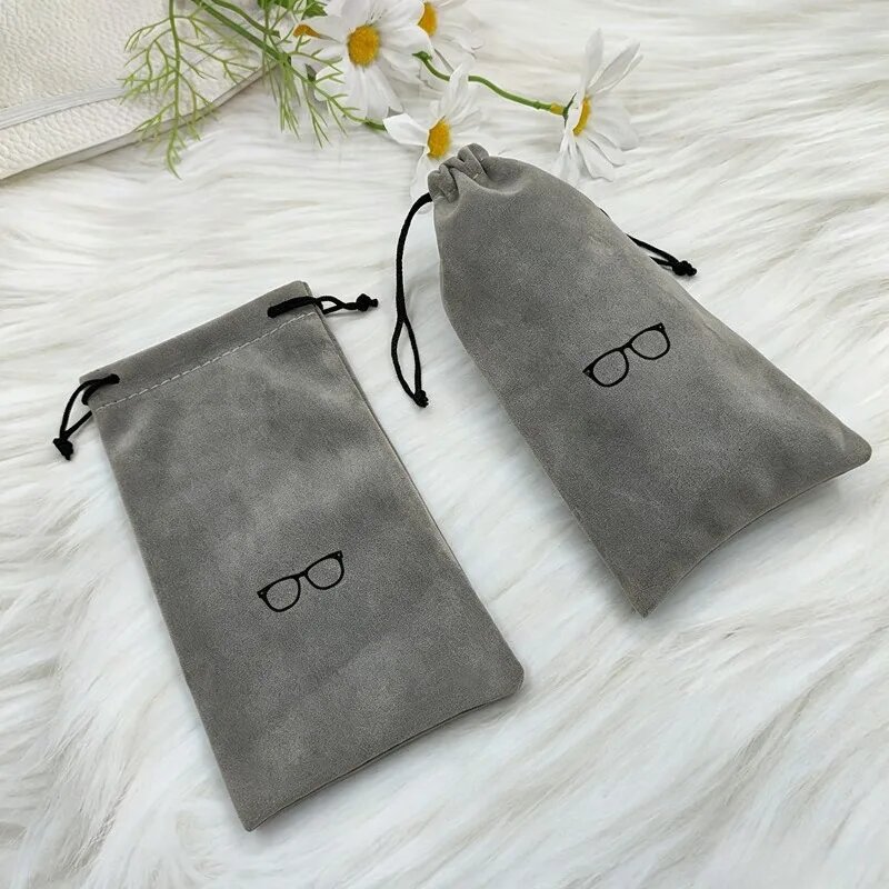 Флокированный чехол для очков Серый, gray