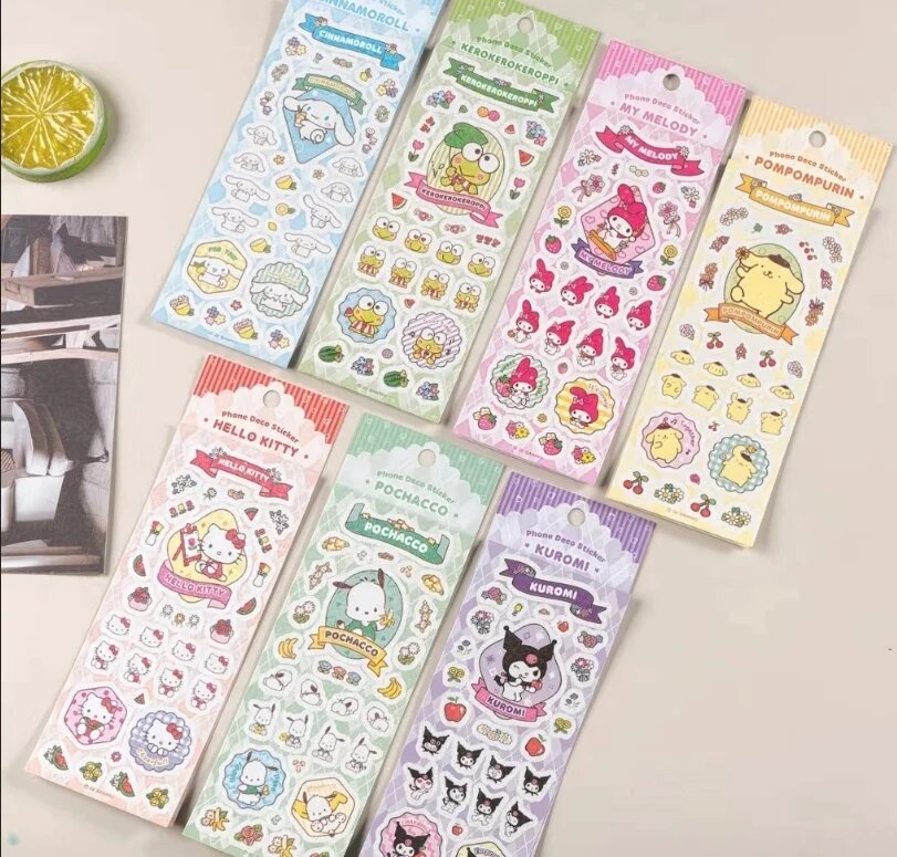 Набор из 7 наклеек Sanrio