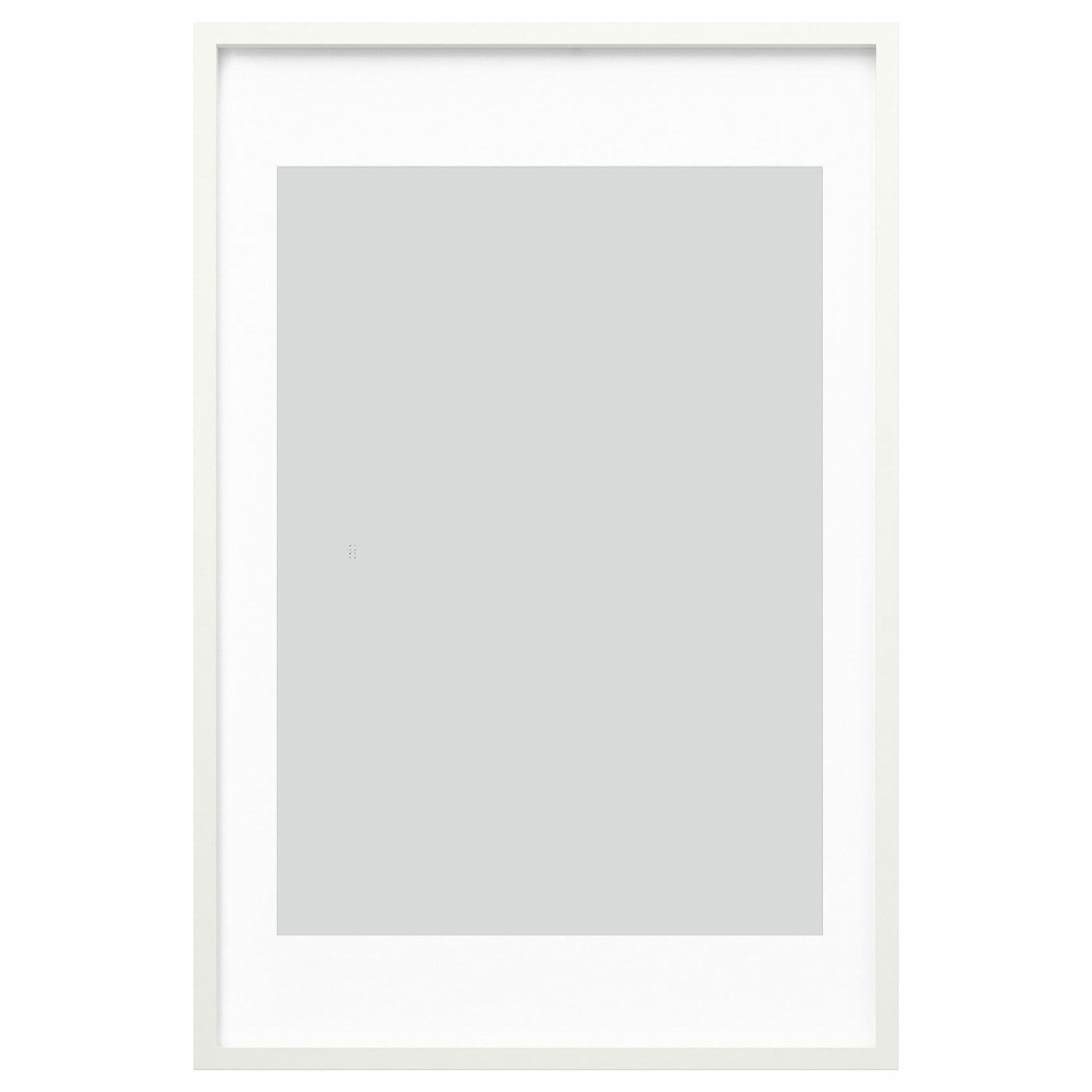 Фоторамка IKEA "RODALM", пластик/дерево, цвет белый, размер 61x91 см