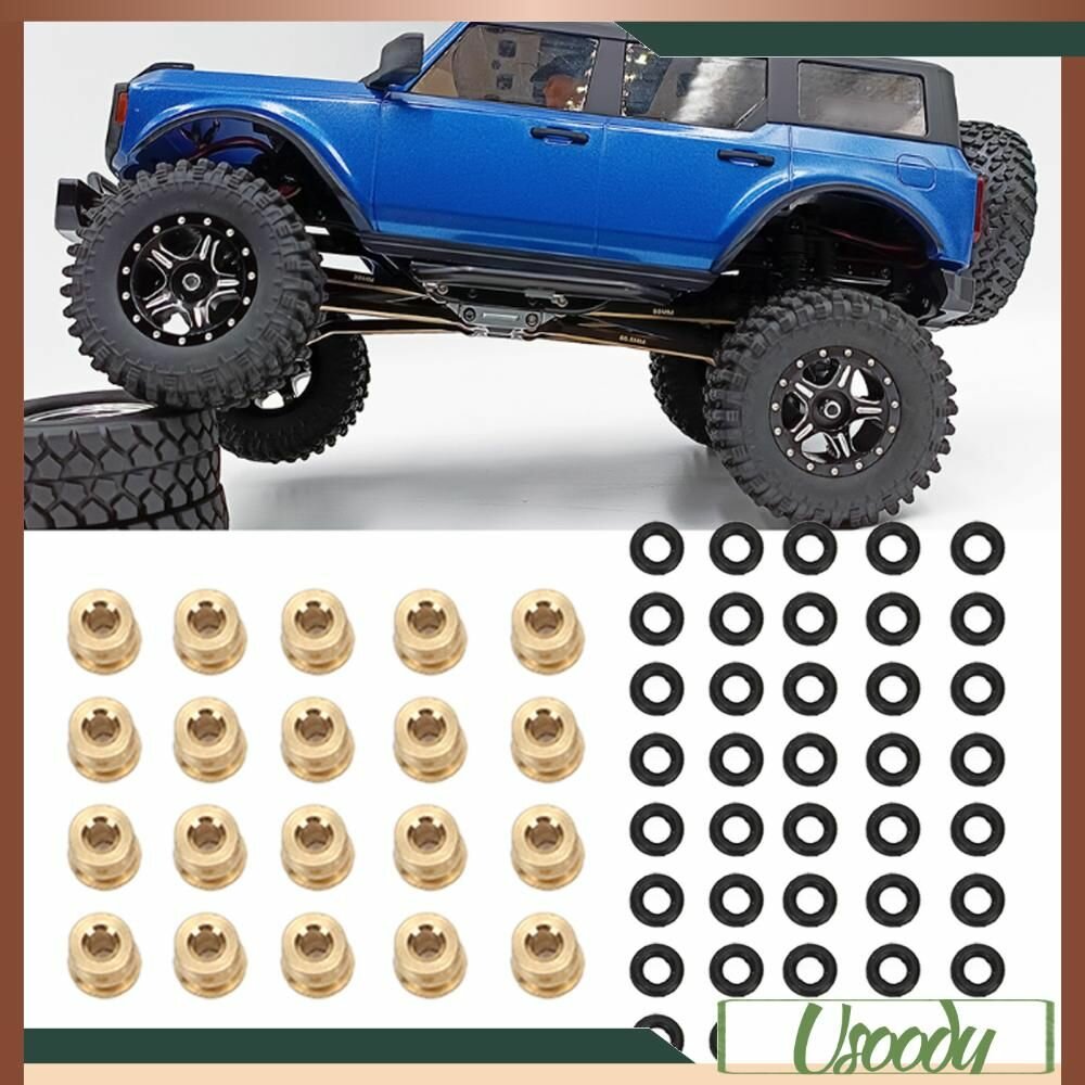 Латунные амортизаторы RC 20 шт, легкая установка для моделей внедорожников Axial SCX24