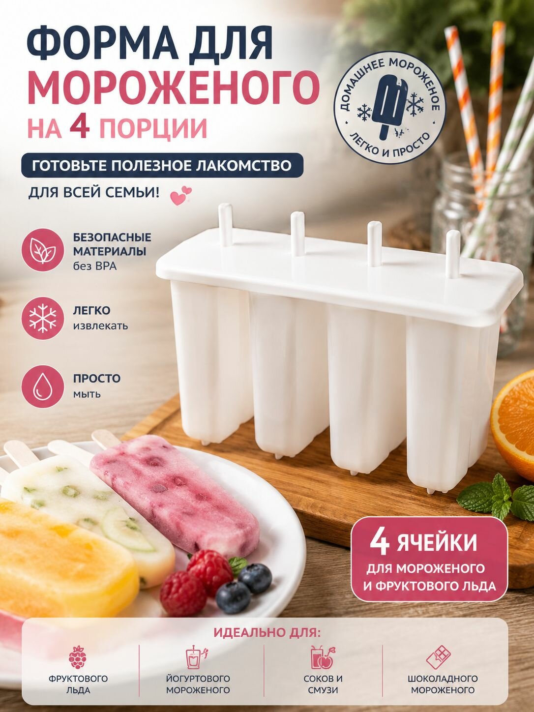 Форма для мороженого — фото 1