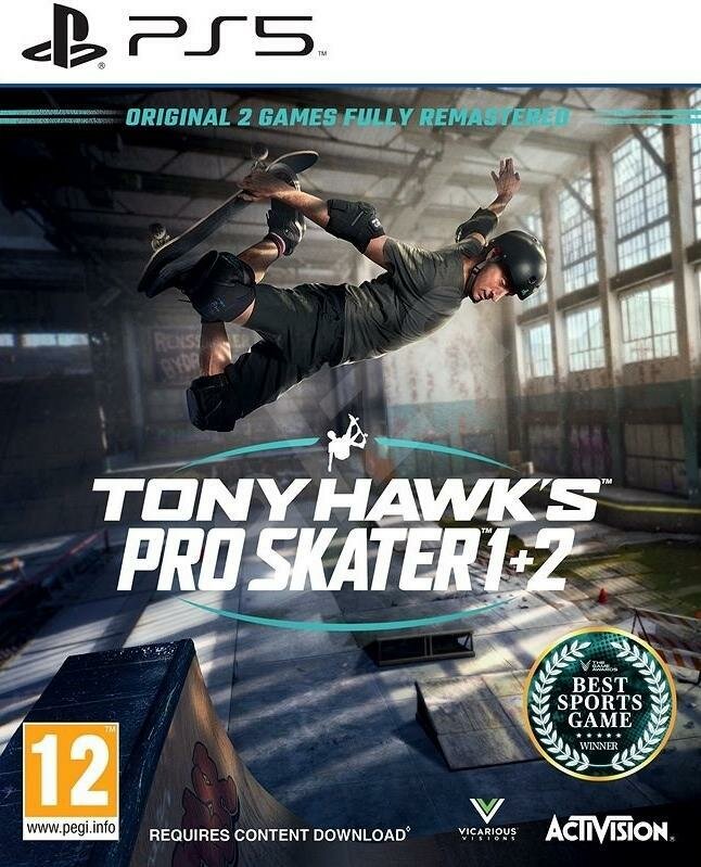 Игра Tony Hawk's Pro Skater 1+2 для PS5 (английская версия)