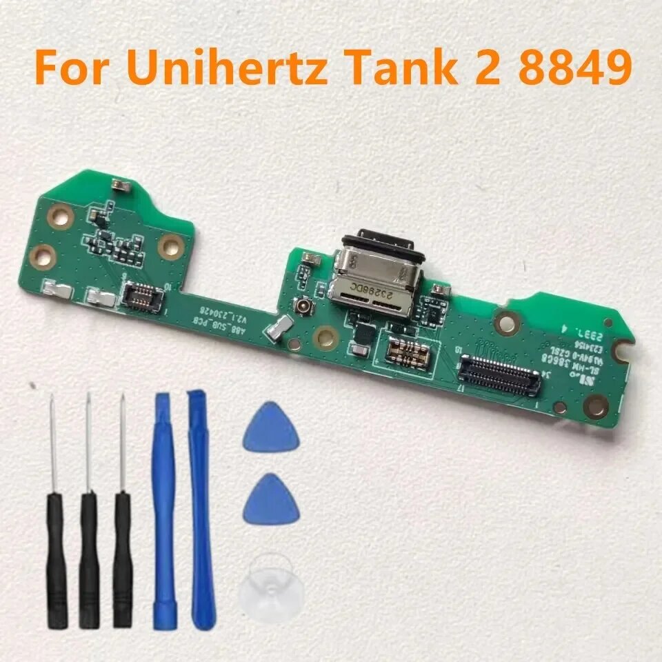 Новая оригинальная USB-плата для зарядки Unihertz Tank 2 PRO 8849, аксессуары для ремонта, Tank 2