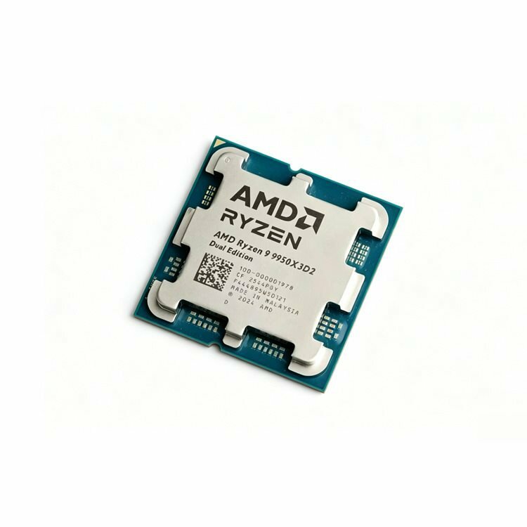 Совместим с процессором AMD Ryzen 9 9950X3D2 с двойным кэшем, 16-ядерным, 32-поточным, поддерживает материнские платы.