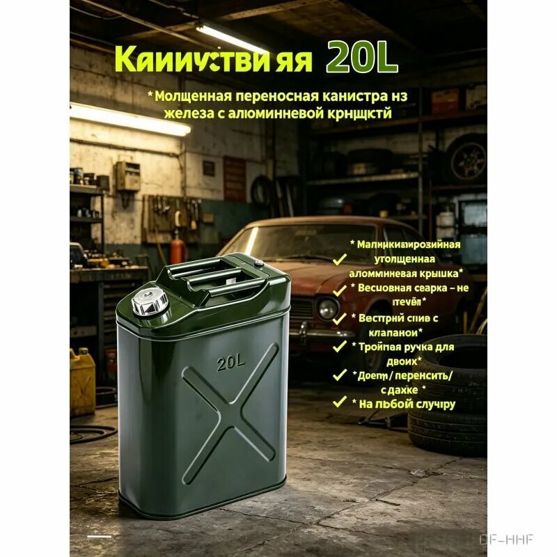 Канистра для ГСМ, 20 л