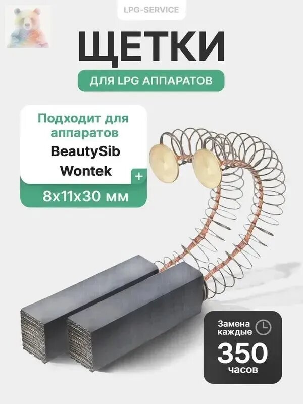 Щетки для аппаратов LPG BeautySib, Wontek