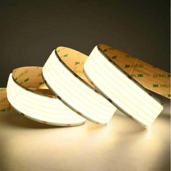 Светодиодная лента COB, 5м, 24V, 1600led/м, 40Вт/м, 4000К, 4300Лм