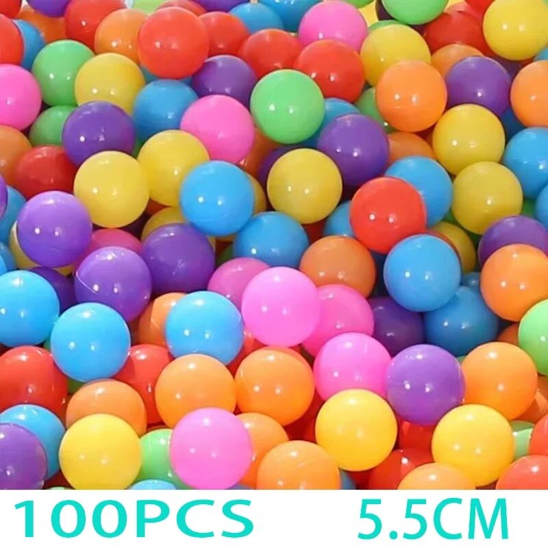Мягкие Пластиковые Шарики для Бассейна DHDH 5.5CM-100PCS1