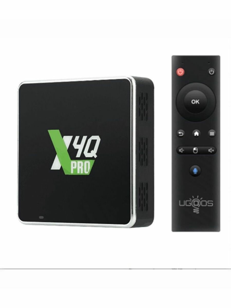 X4Q Pro S905X4 Smart Voice TV BOX Android 11 Телевизионная приставка 4 / 32G