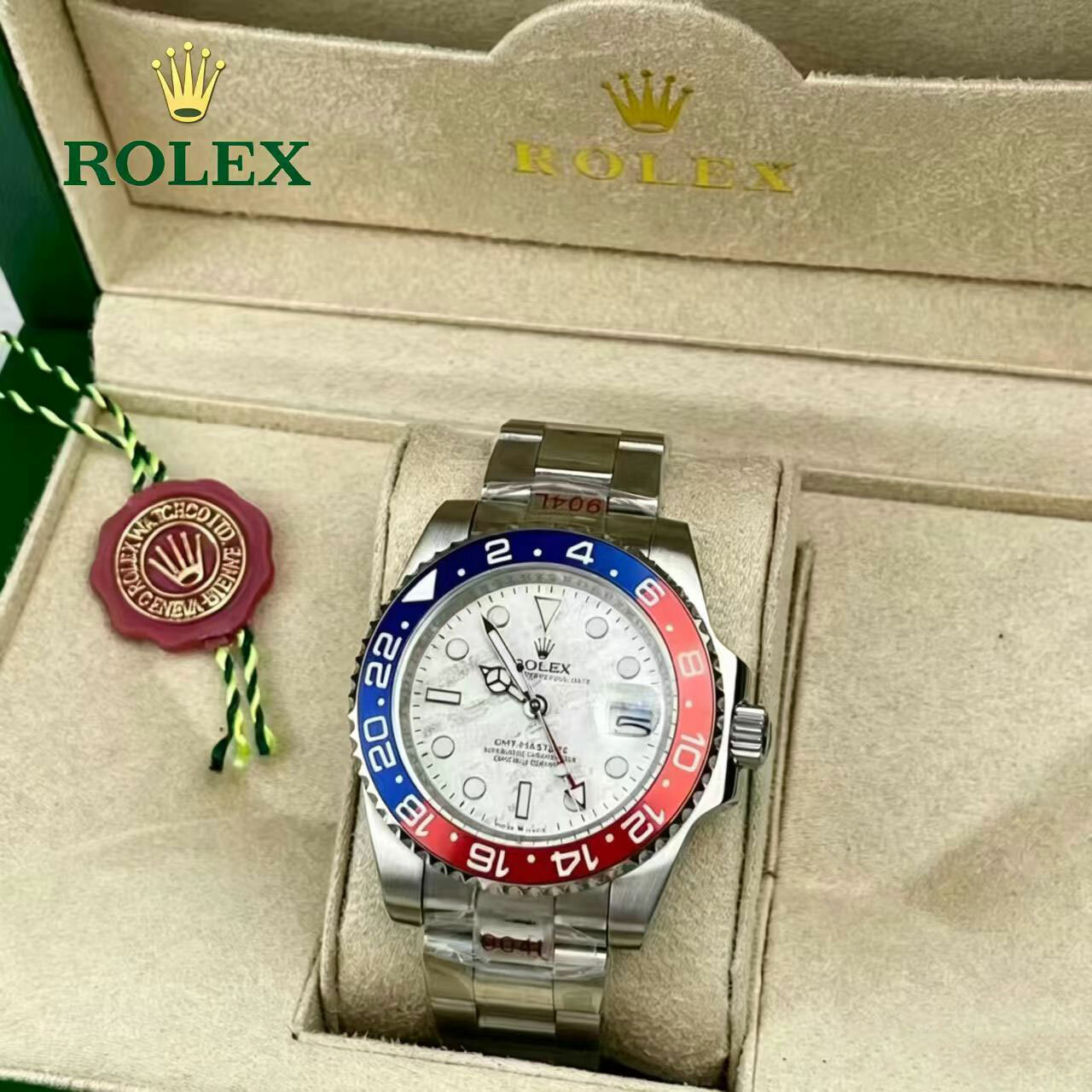 P.260 Ro/*lex GMT-Master II с автоматическим швейцарским механизмом 2836, диаметр 40 мм.