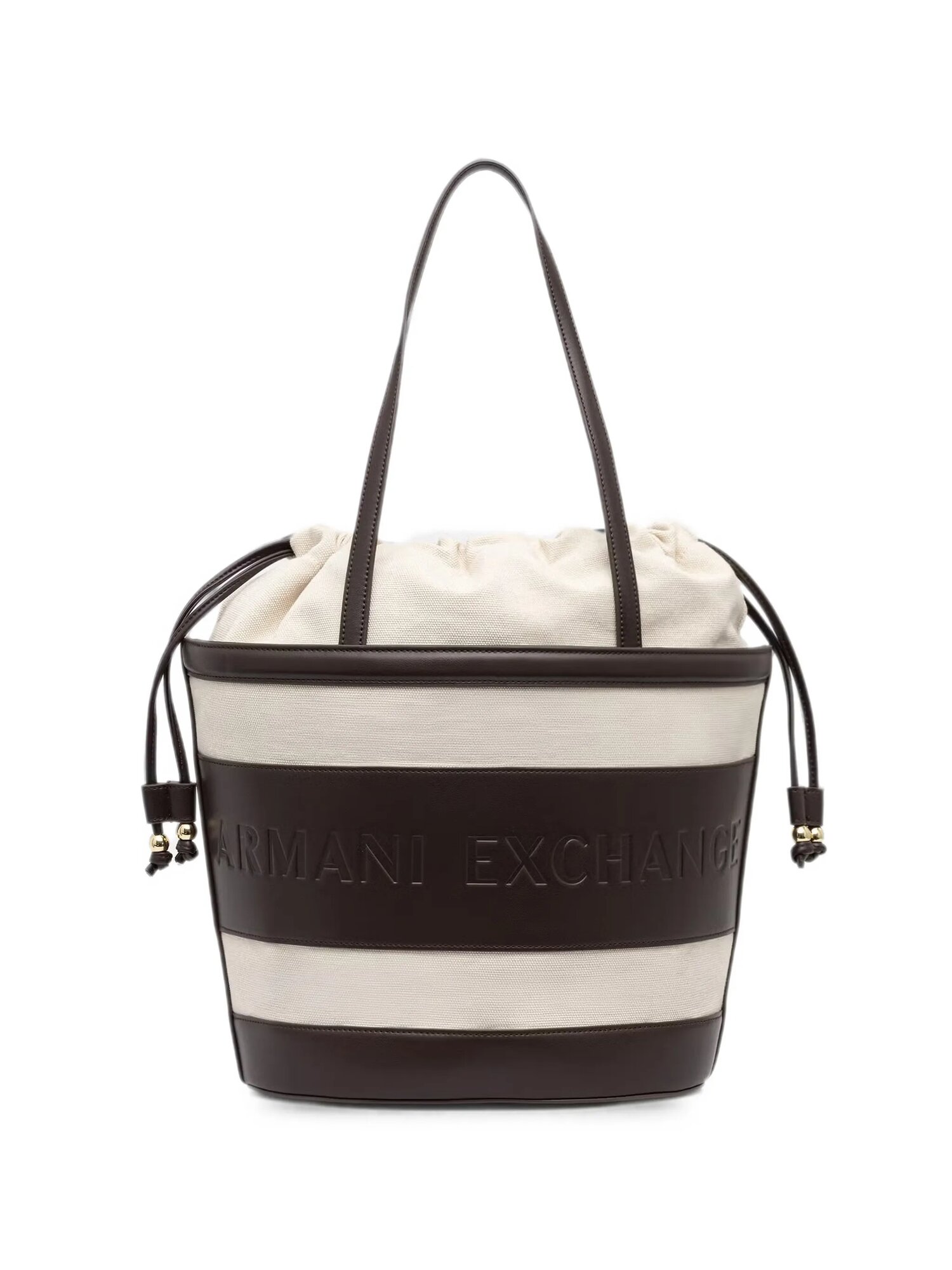 Сумка Armani Exchange Logo-debossed bucket bag