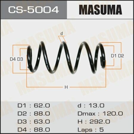 CS-5004 Пружина подвески HONDA задн.