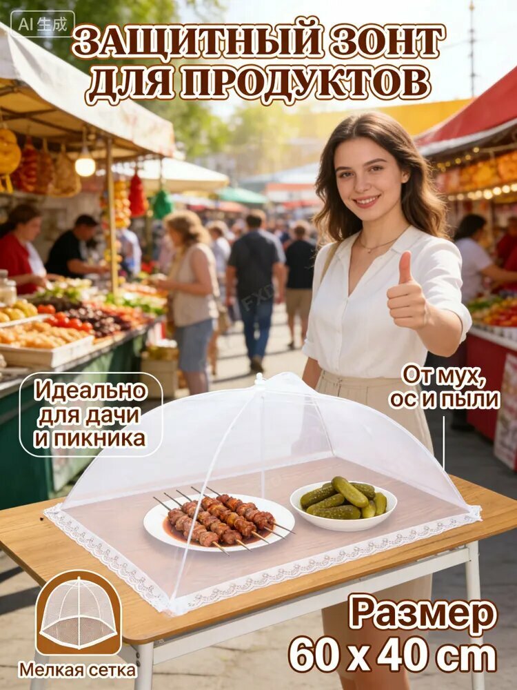 Защитный зонт для продуктов